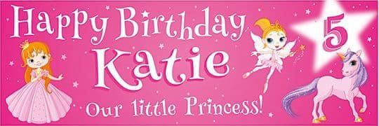 Fairytale Birthday banner