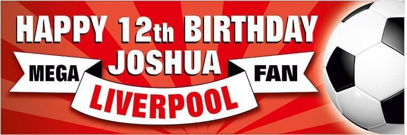 Liverpool Birthday banner