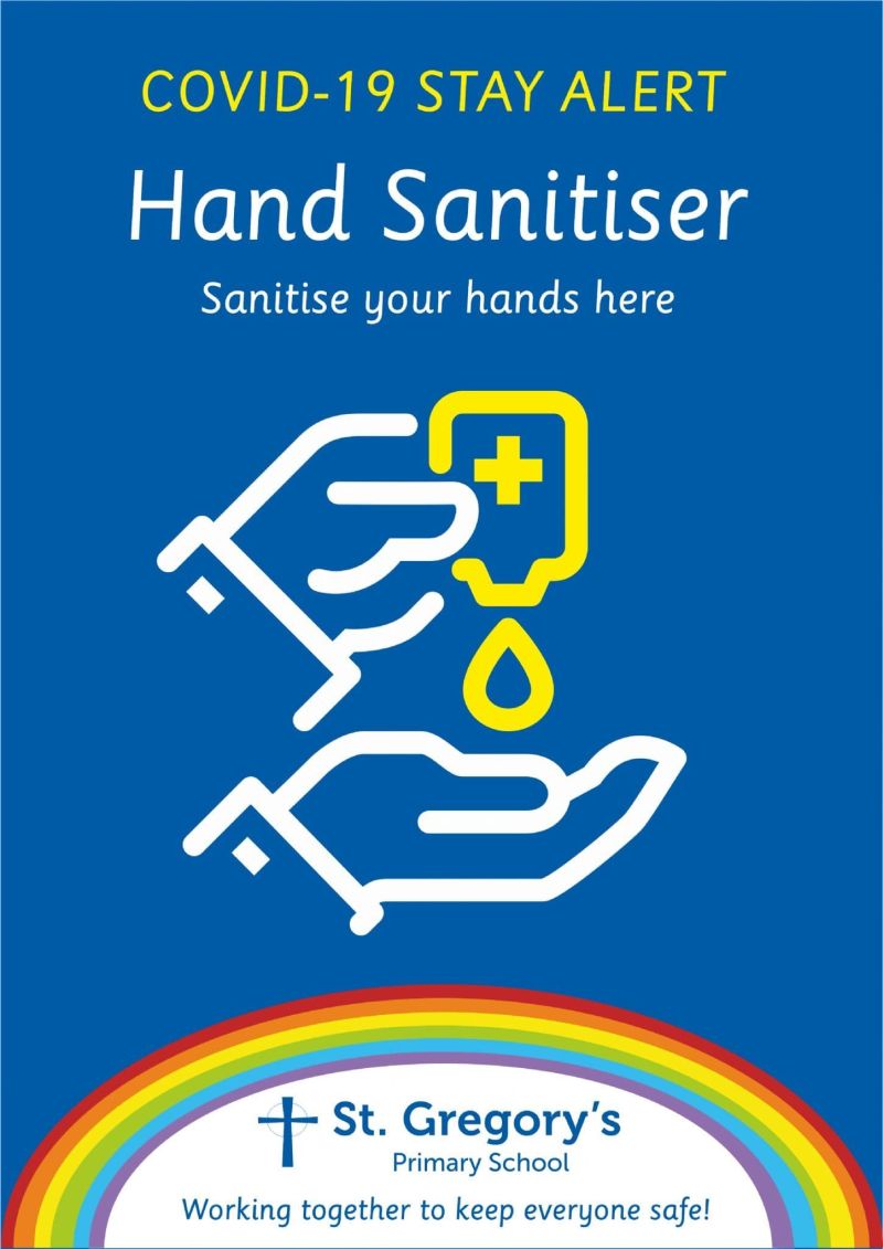 Stay Alert - Hand Sanitiser Sign