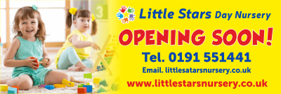 Nursery Opening Soon banner