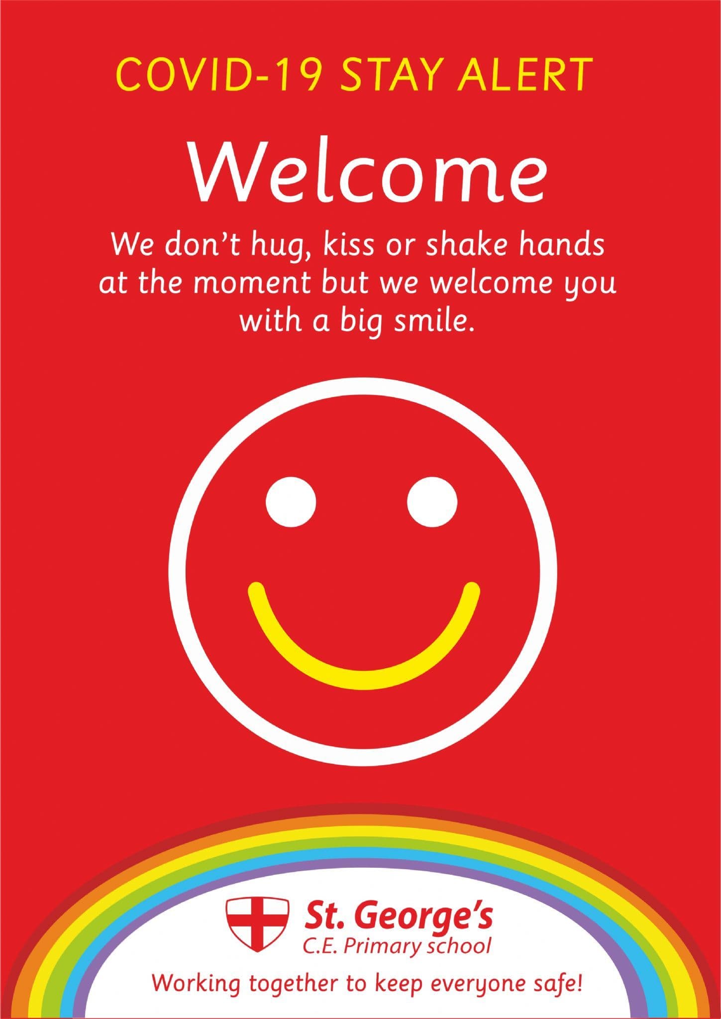 Stay Alert - Welcome Sign